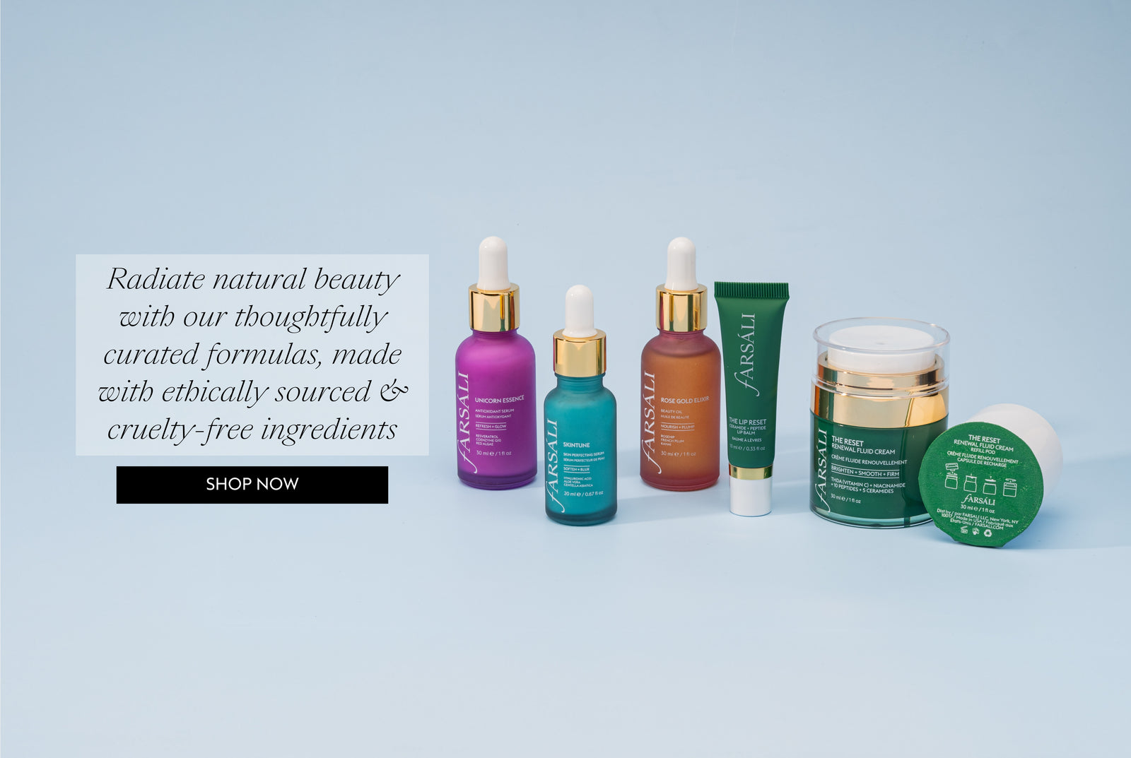 Thoughtfully formulated self-care – FARSÁLI